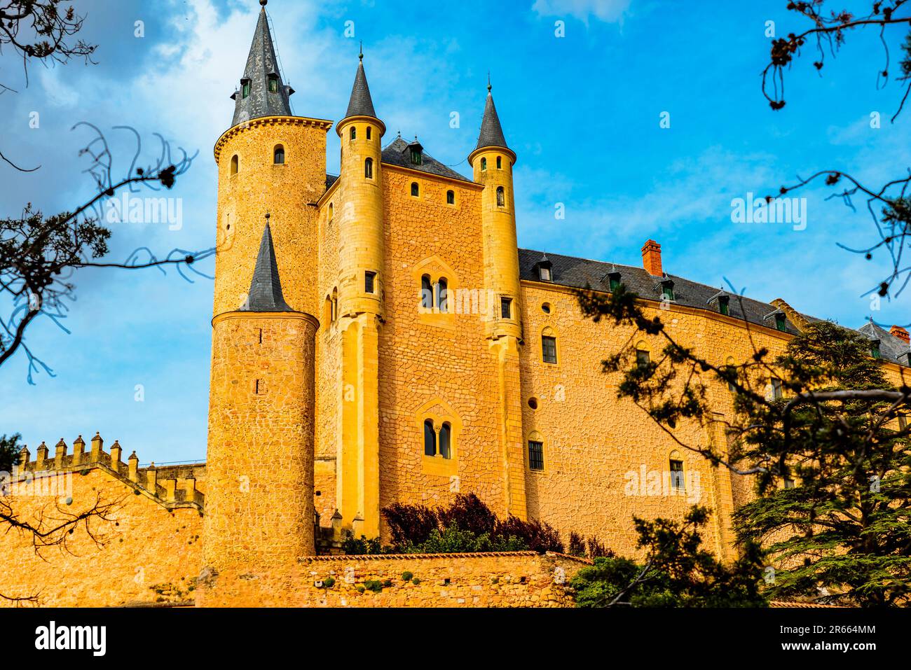 Alcázar of Segovia, Segovia Castle, is a medieval castle located in the ...