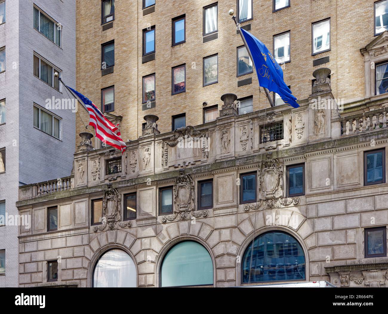 Emery Roth-designed Ritz Tower, at 465 Park Avenue, is a NYC-designated ...