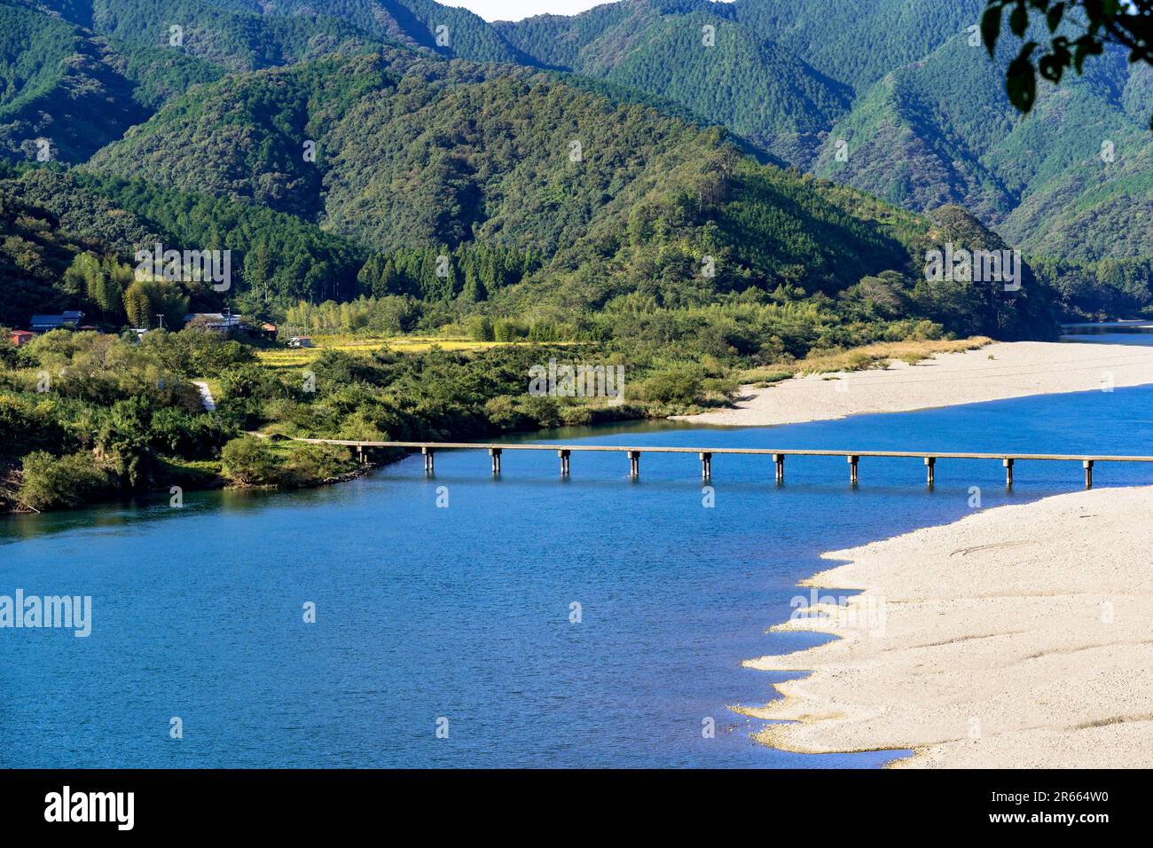 Clear stream of Shimanto River Stock Photo - Alamy