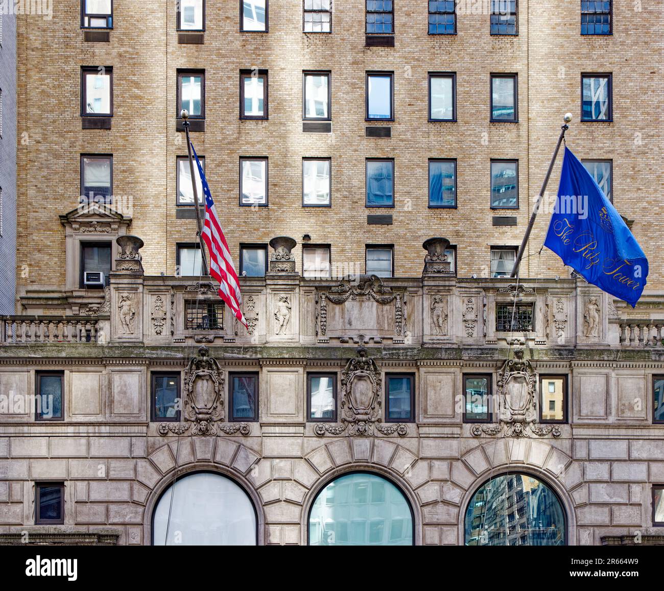 Emery Roth-designed Ritz Tower, at 465 Park Avenue, is a NYC-designated ...