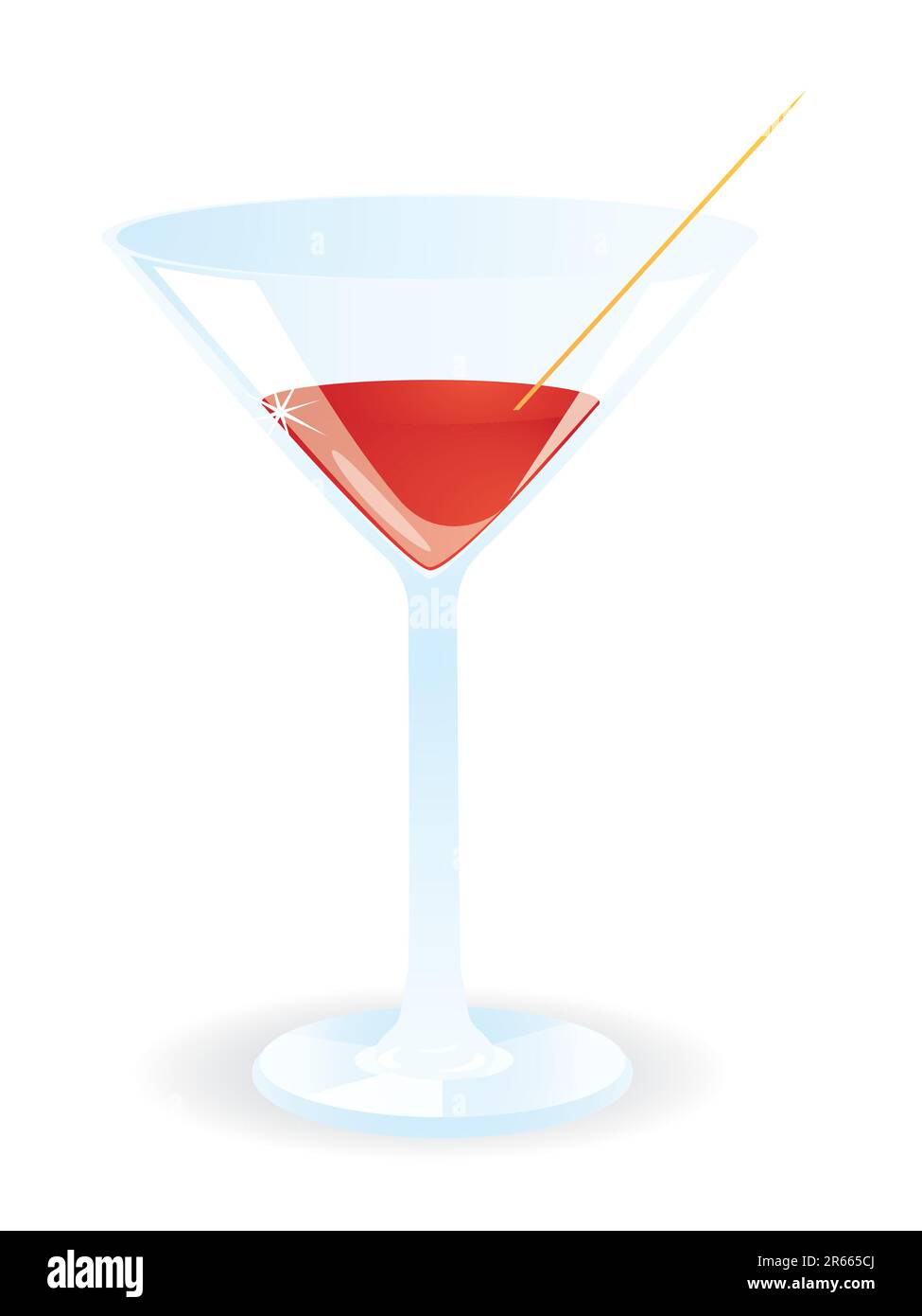 Vectorized cocktail glass Stock Vector Image & Art - Alamy