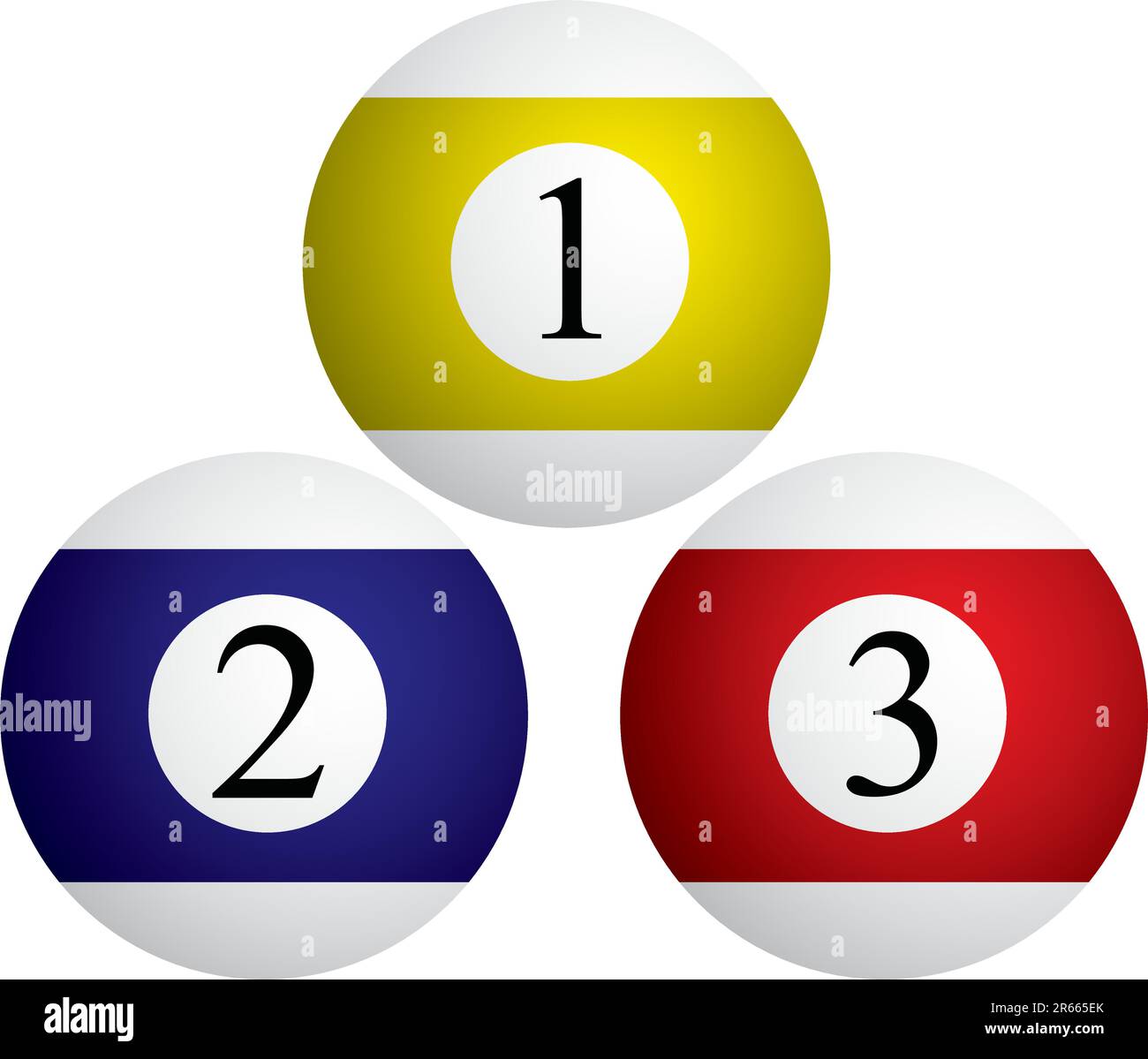Red billiards balls Stock Vector Images - Alamy