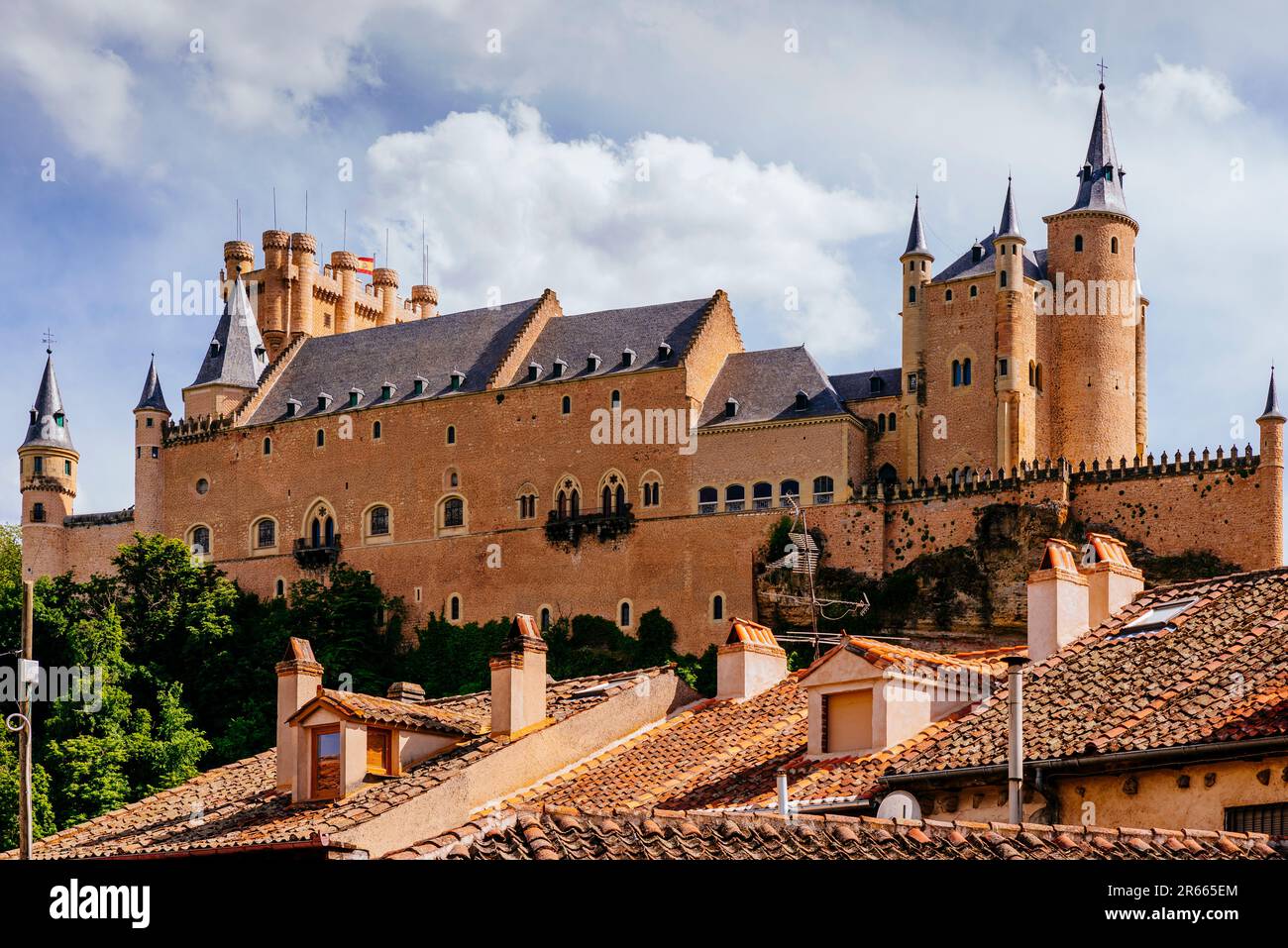 Alcázar of Segovia, Segovia Castle, is a medieval castle located in the ...