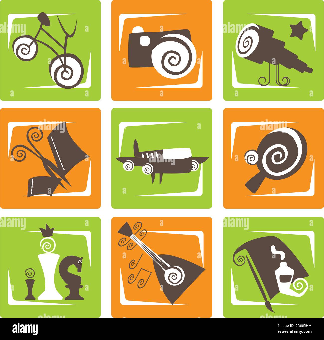 Social activity signs in a friendly view Stock Vector Image & Art - Alamy