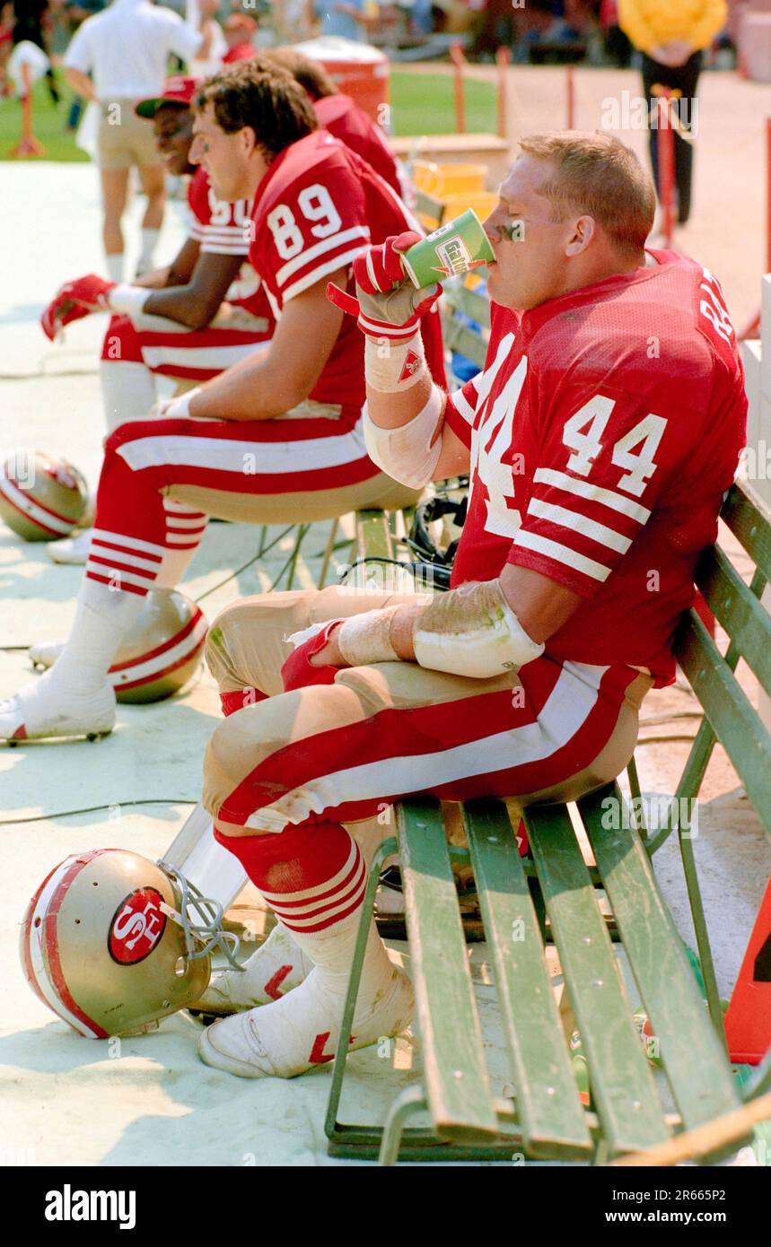 Tom Menrath of the San Francisco 49rs during a game at Candlestick Park ...