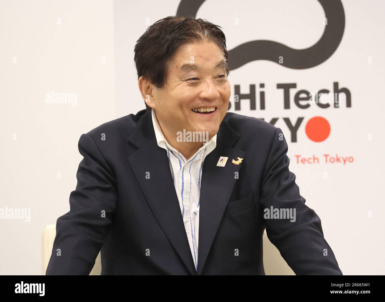 Tokyo, Japan. 7th June, 2023. Nagoya Mayor Takashi Kawamura talks with ...
