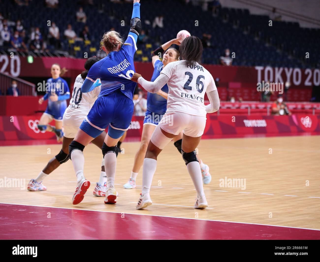 AUG 8, 2021 - Tokyo, Japan: Pauletta FOPPA #26 of Team France in the ...
