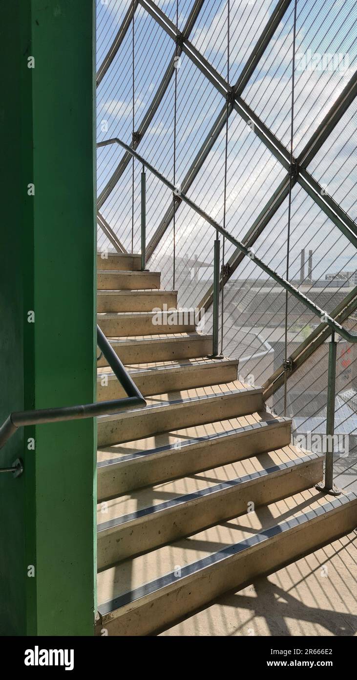 Stairway in an urban architectural setting Stock Photo - Alamy