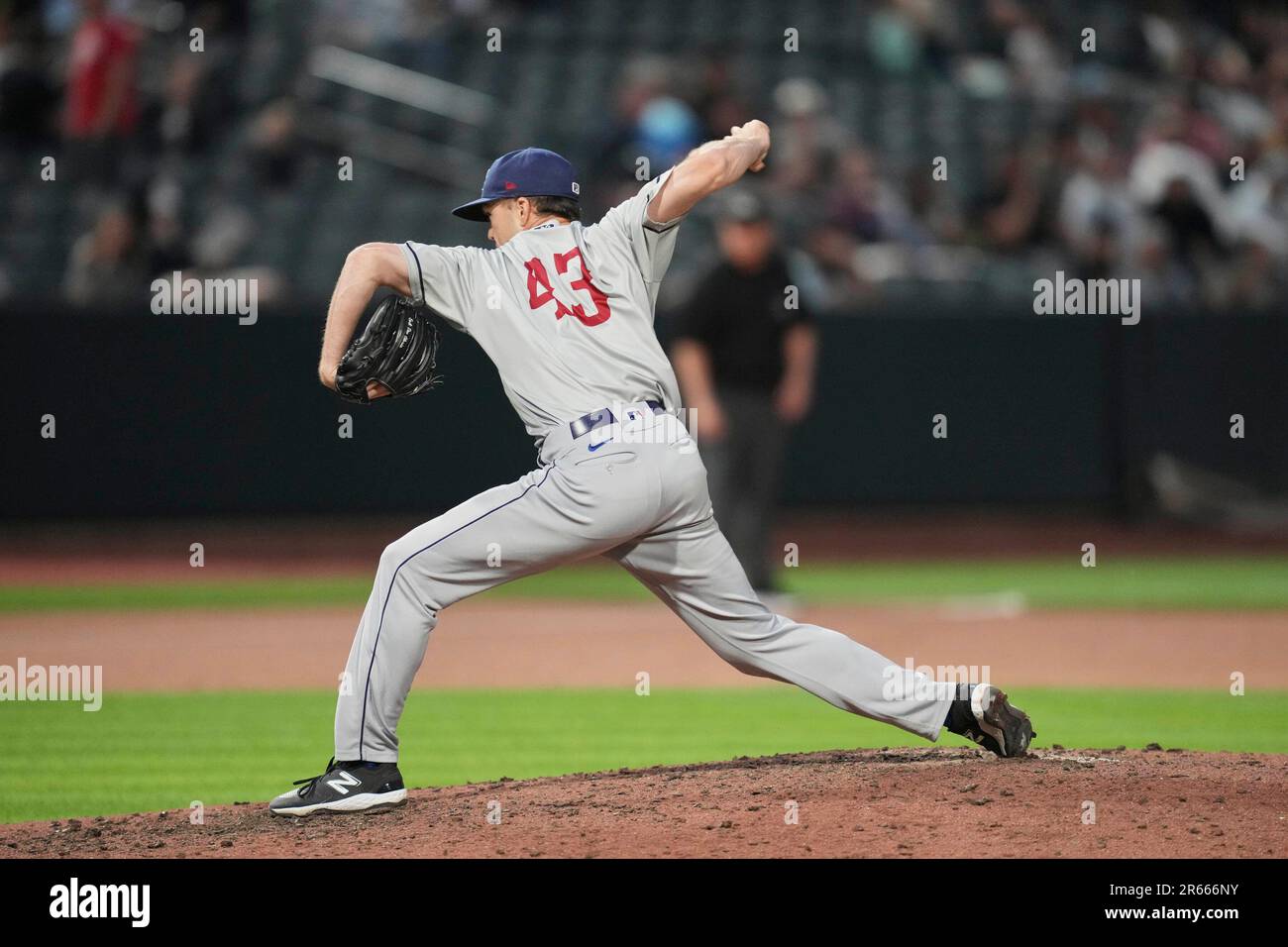 June 6 2023: Round Rock pitcher Chase Lee (43) throws a pitch during ...