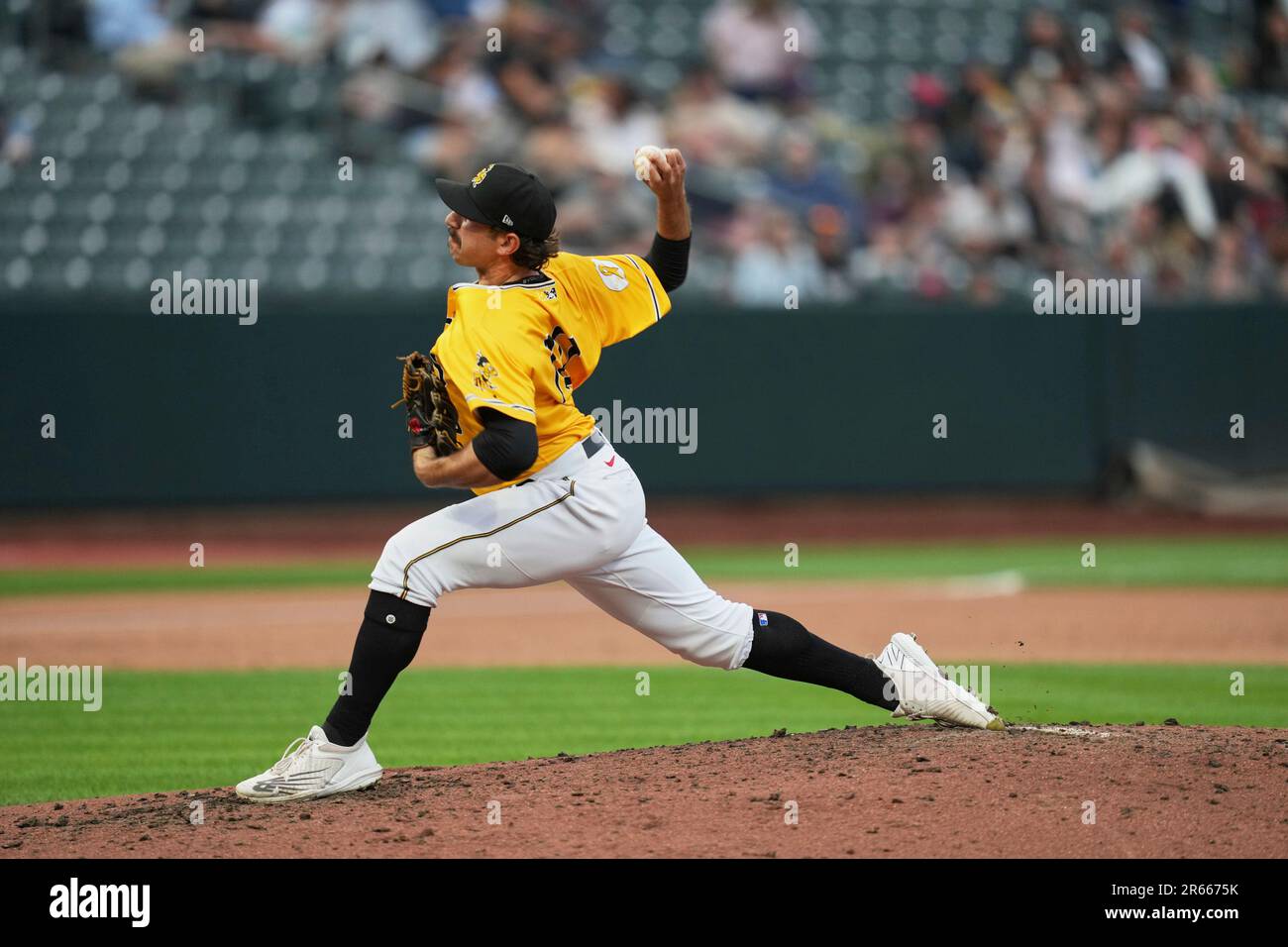 Salt Lake UT, USA. 6th June, 2023. Salt Lake pitcher Zack Weiss (10 ...