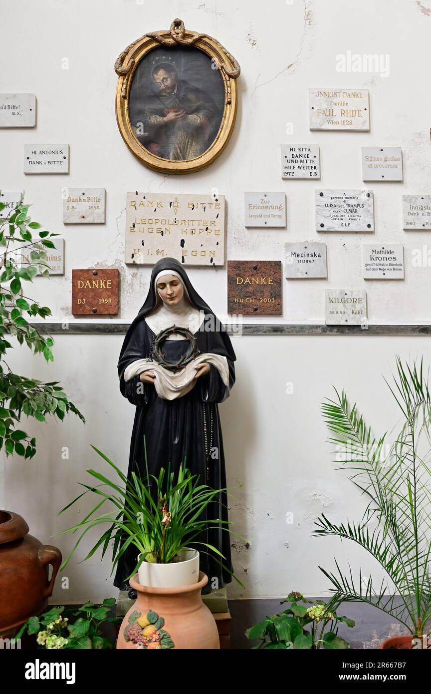 Vienna, Austria. Minorite Church in Vienna. Saint Anthony Chapel in the ...