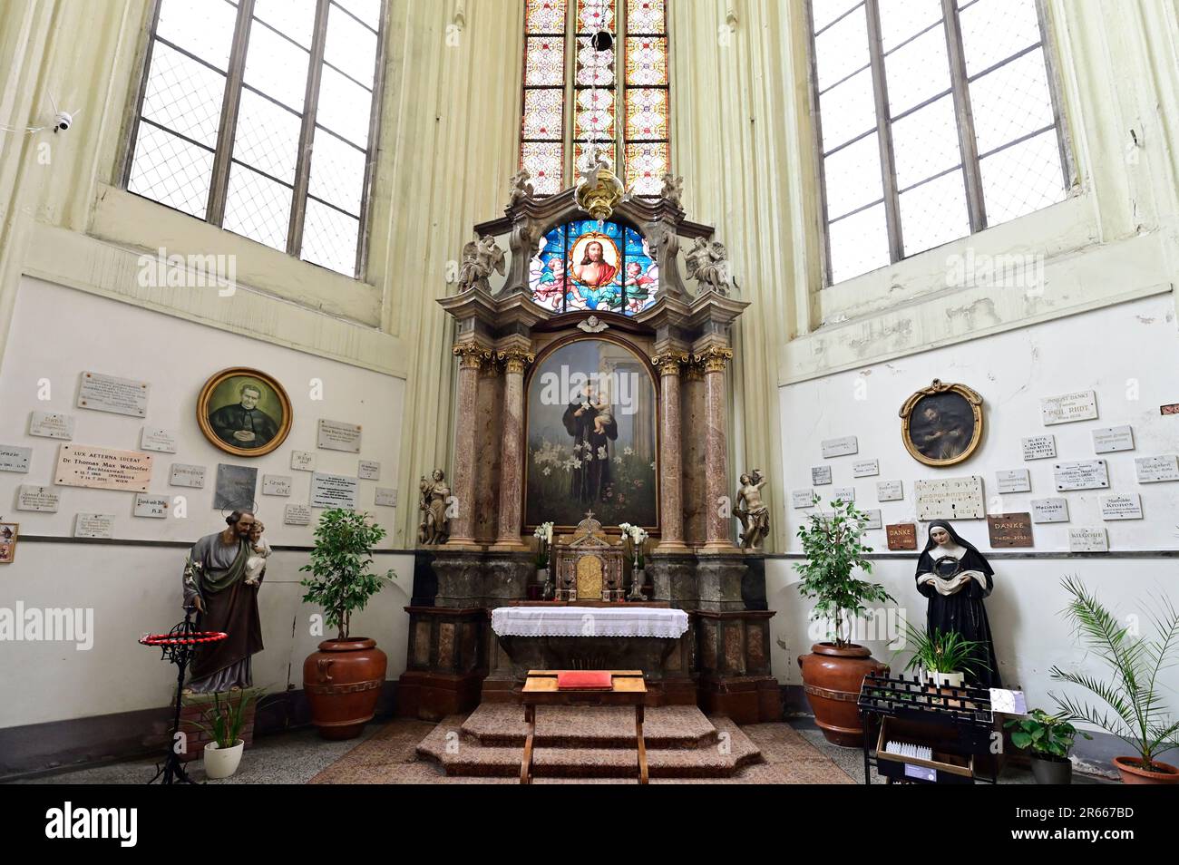 Vienna, Austria. Saint Anthony Chapel in the Minorite Church. Saint ...