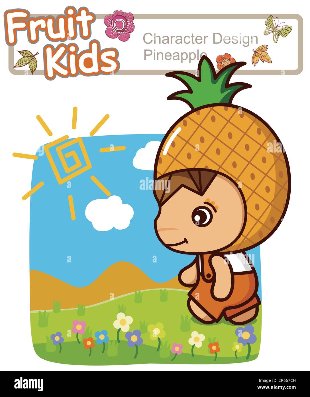 Child outdoors in nature Cut Out Stock Images & Pictures - Alamy