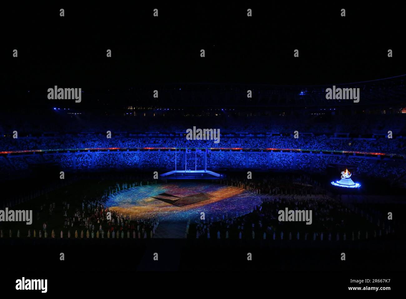 AUG 8, 2021 - Tokyo, Japan: general view during the Closing Ceremony of ...