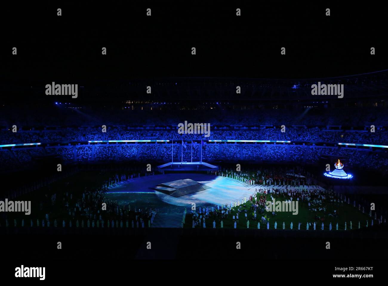 AUG 8, 2021 - Tokyo, Japan: general view during the Closing Ceremony of ...