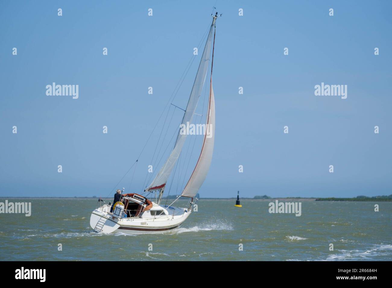 Sailing on River Crouch Stock Photo - Alamy