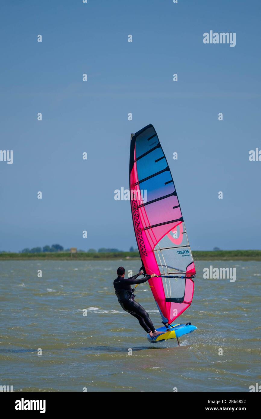 Sailing on River Crouch Stock Photo - Alamy