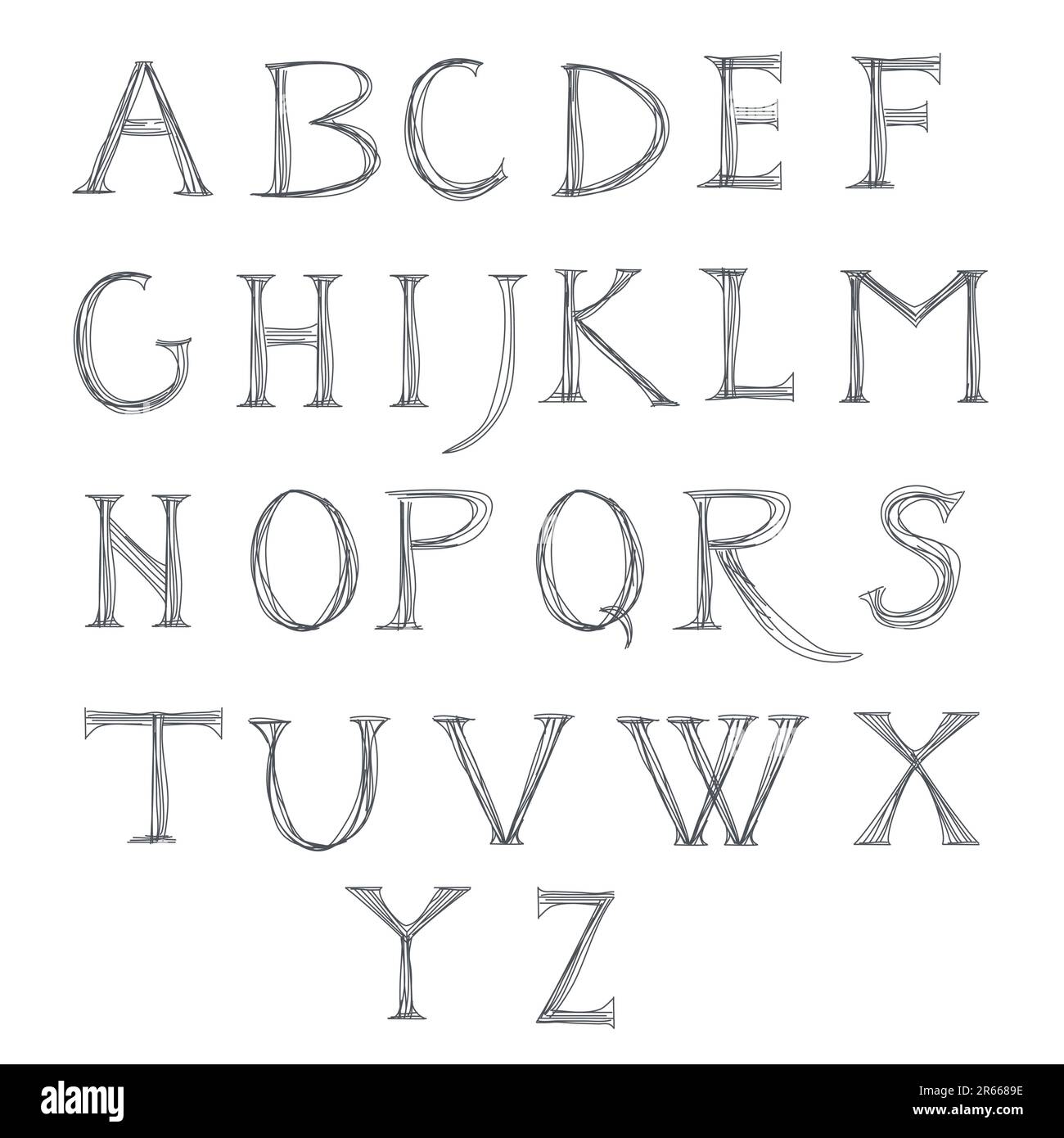 Close up alphabet Stock Vector Images - Alamy