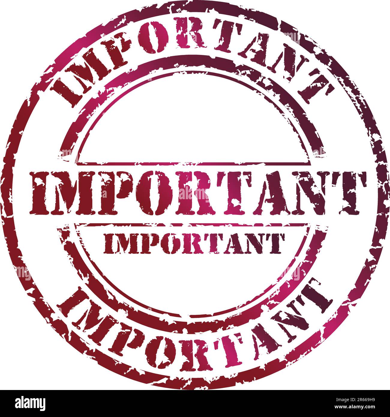 Vector important stamp with red ink Stock Vector Image & Art - Alamy