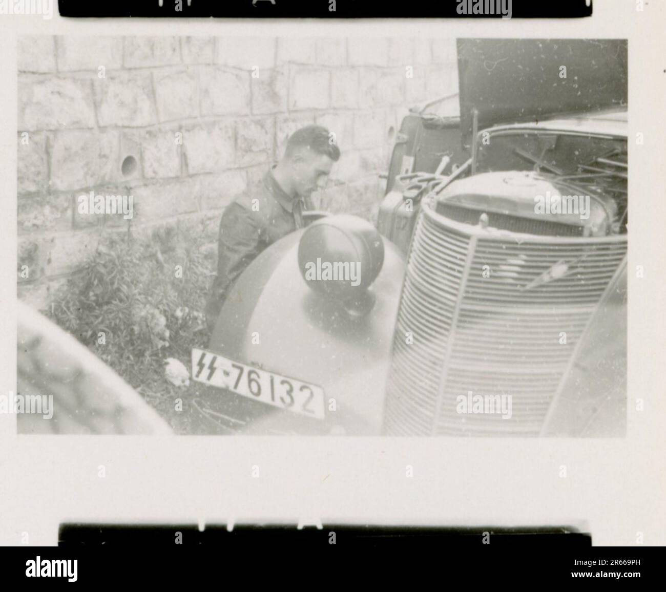 SS Photographer Bergmann, Johannes, Leibstandarte Adolf Hitler, France ...