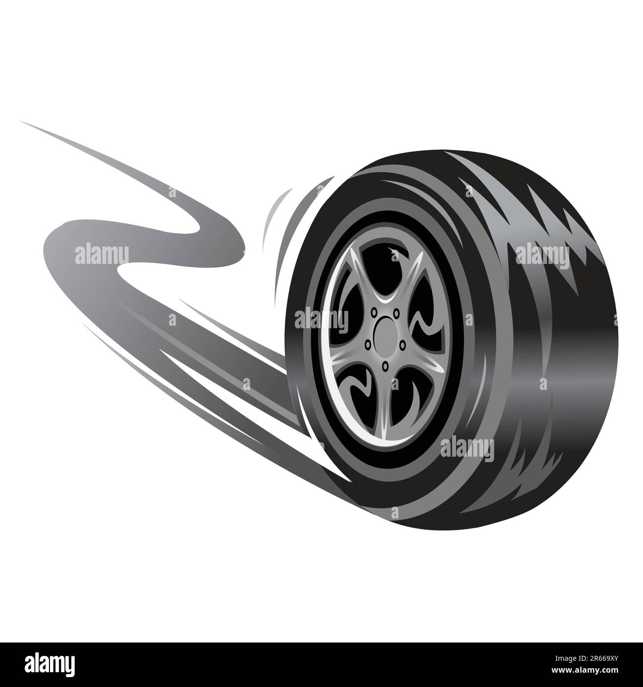 vector racing wheel. Speed related illustration Stock Vector Image ...