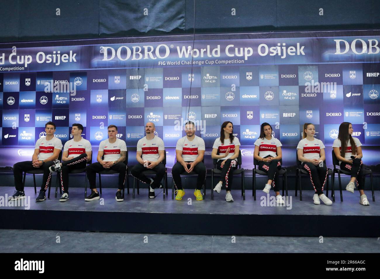 Osijek, Croatia. 07th June, 2023. Croatian representatives Matko ...