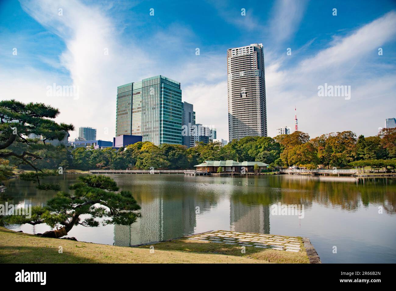 Hama Rikyu Gardens Stock Photo - Alamy