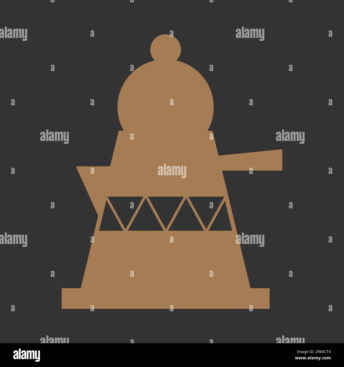 Moka icon Stock Vector Images - Alamy