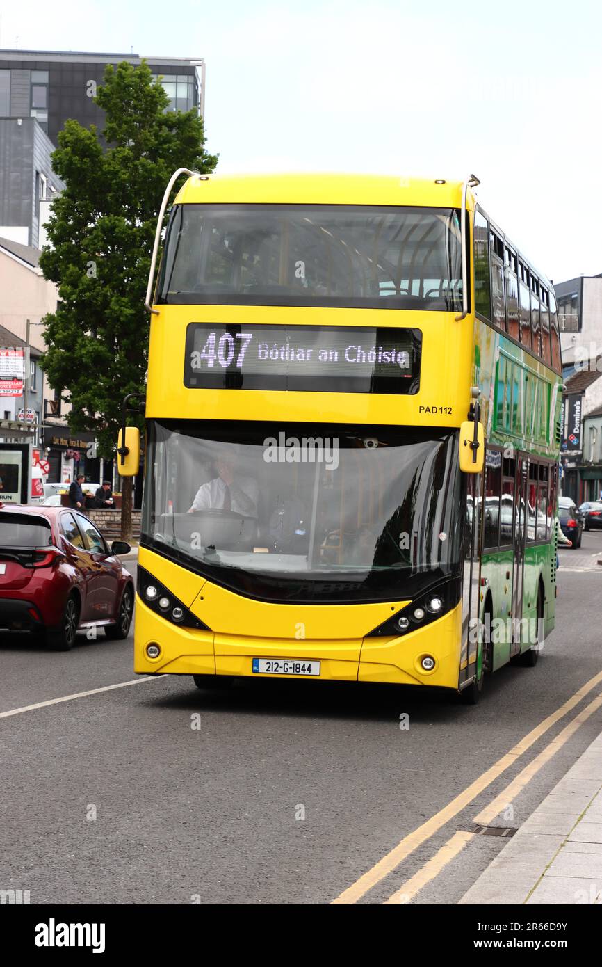 City centre bus in Taylor's Hill Road, Galway, Galway County, Ireland ...