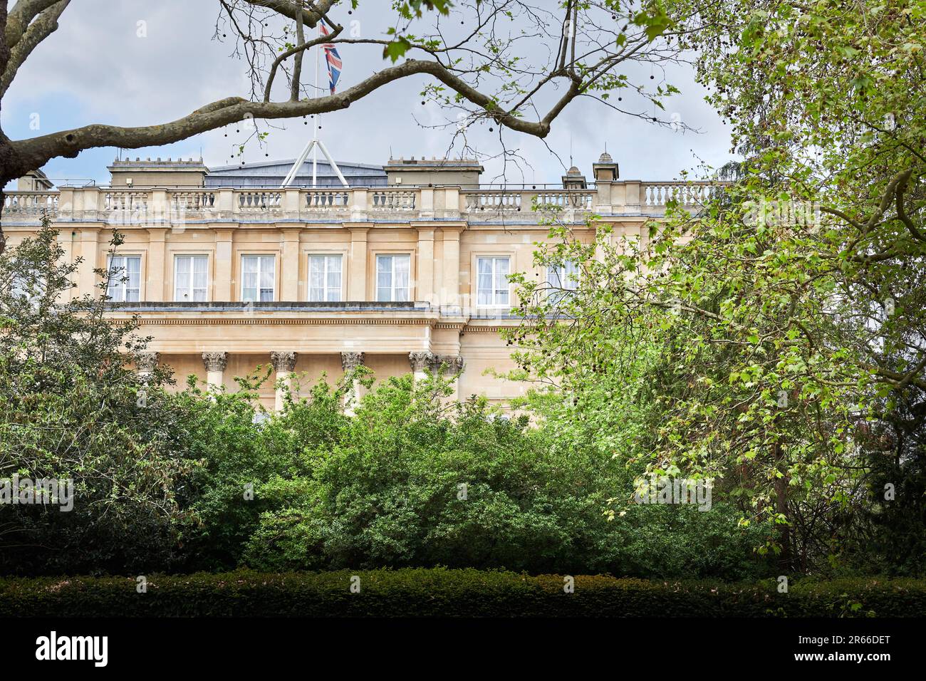 Lancaster House, a royal mansion, on the Mall, near Buckingham Palace ...