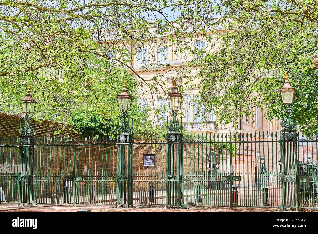Lancaster House, a royal mansion, on the Mall, near Buckingham Palace ...