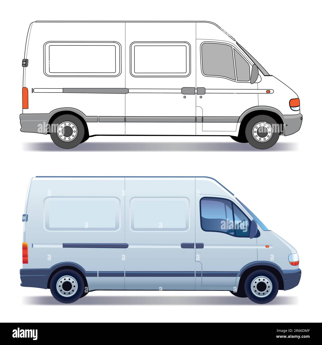Commercial vehicle Stock Vector Images - Alamy