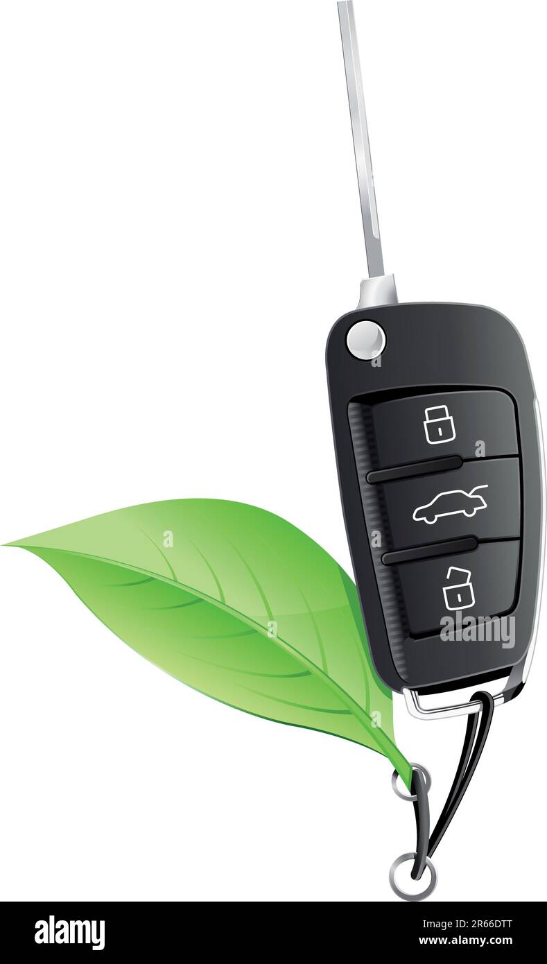 Leaf macro car Stock Vector Images - Alamy