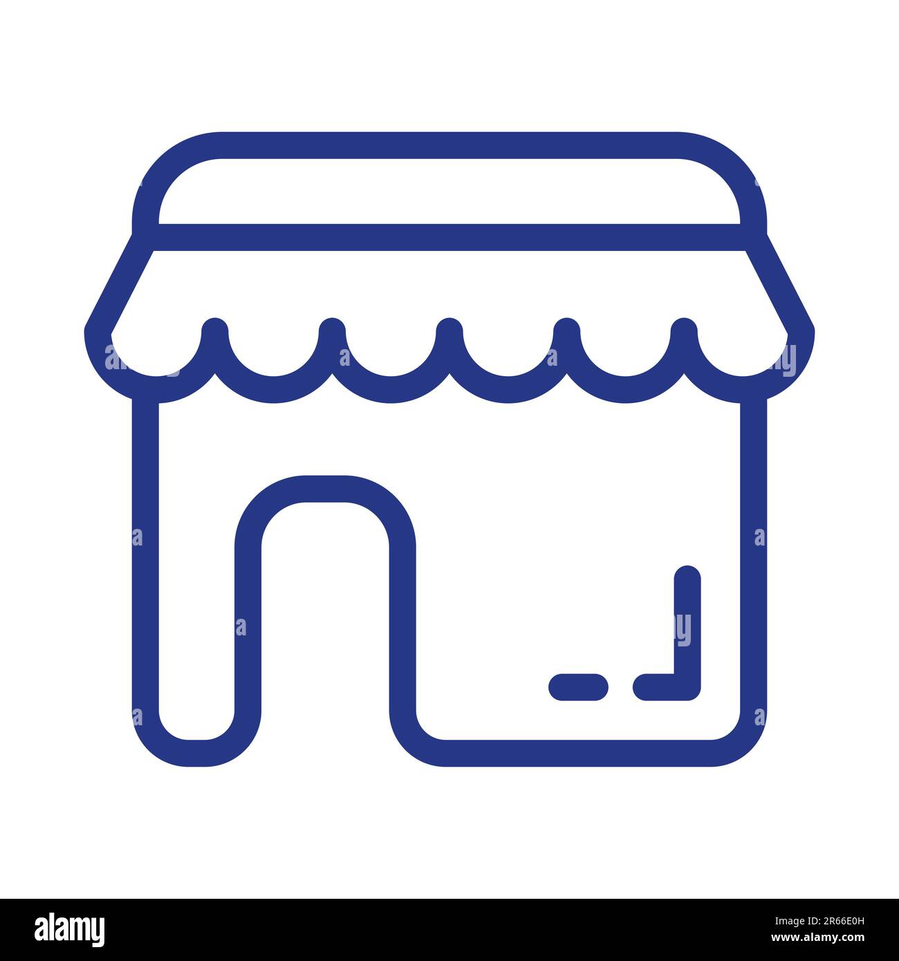 Shop icon vector isolated on white background for your web and mobile ...