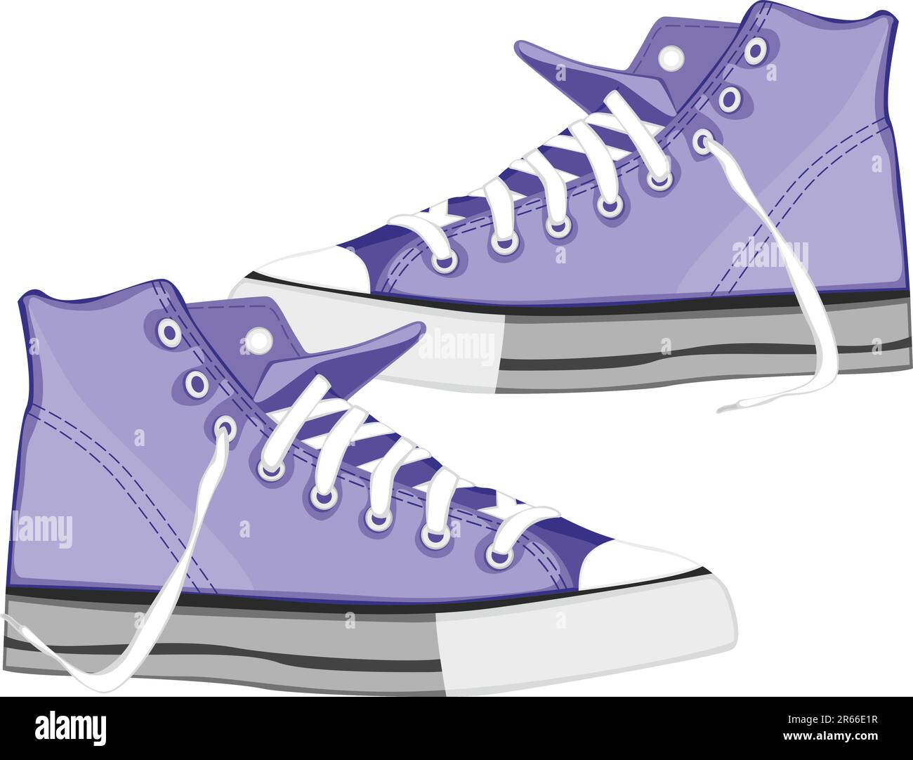 fully editable vector illustration of isolated shoes Stock Vector Image ...