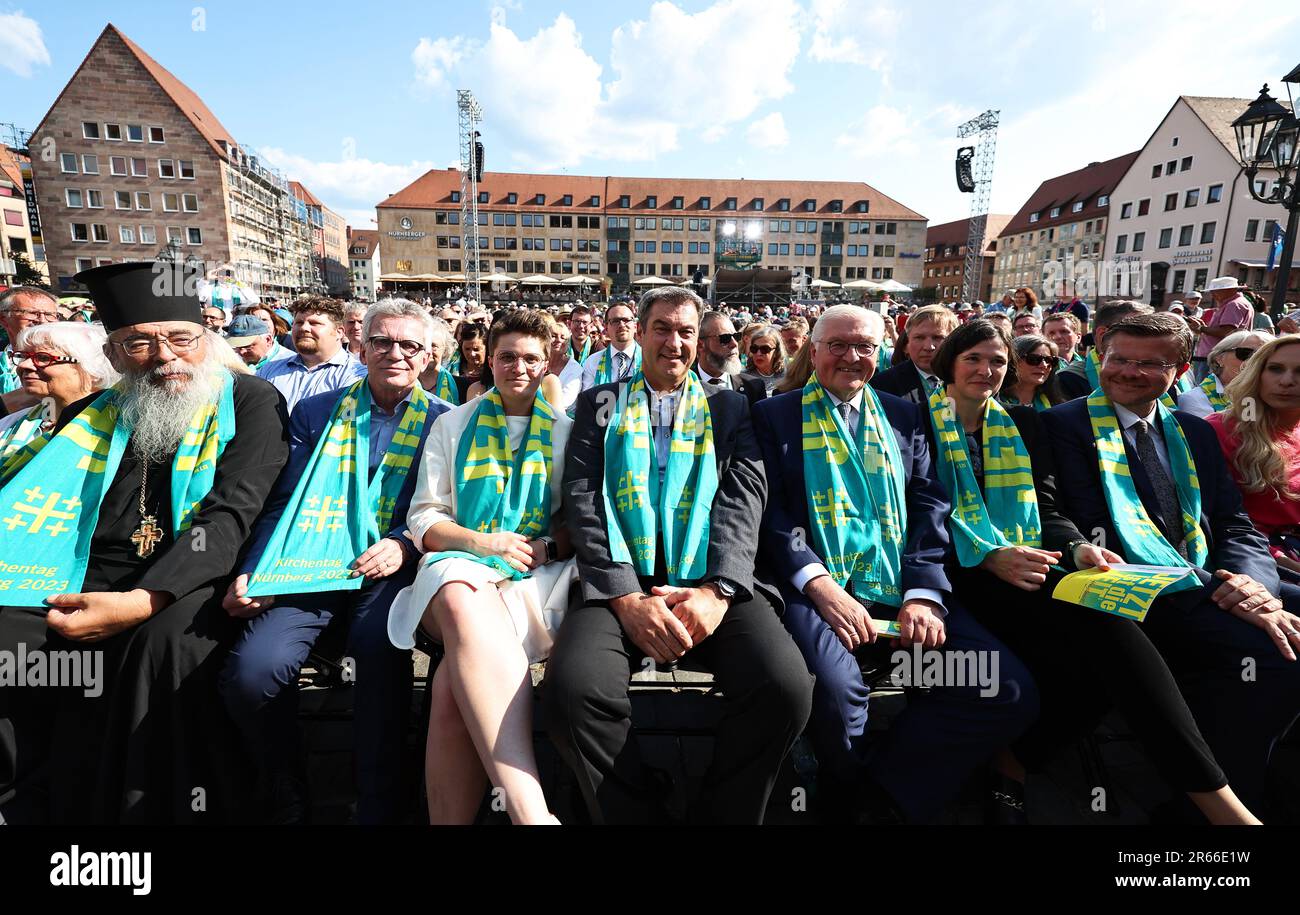 07 June 2023, Bavaria, Nuremberg: Apostolos Malamoussis (l-r ...
