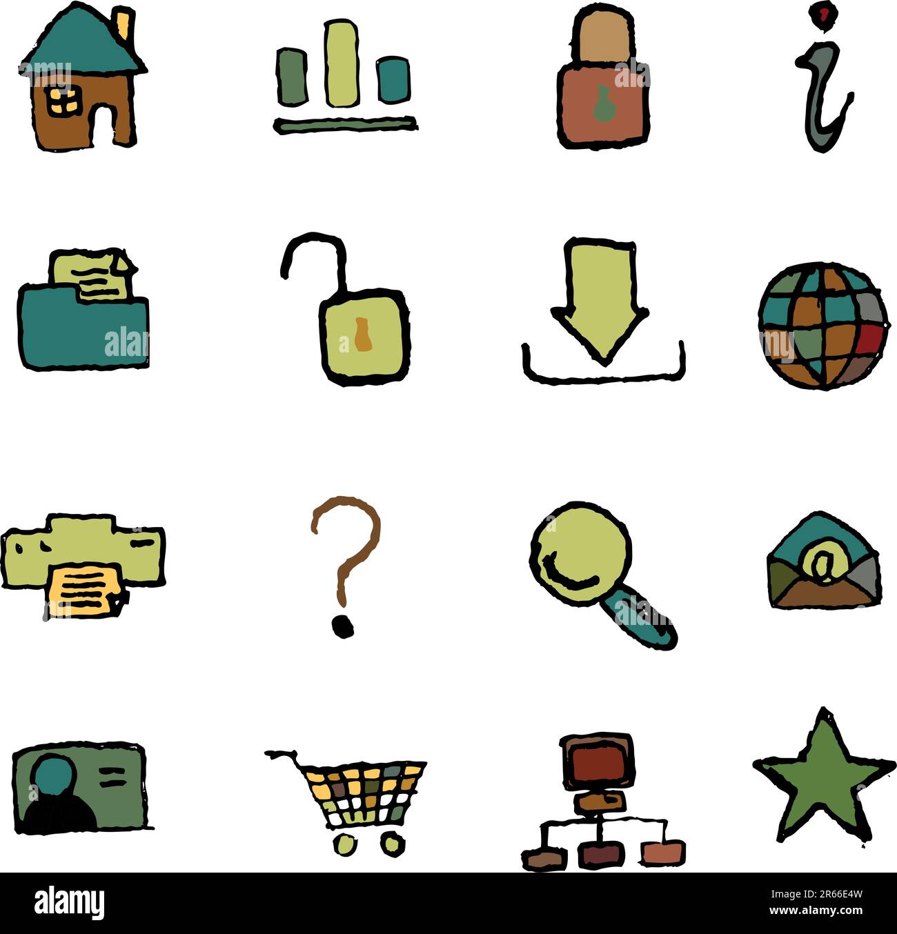 website and internet icons isolated vector Stock Vector Image & Art - Alamy