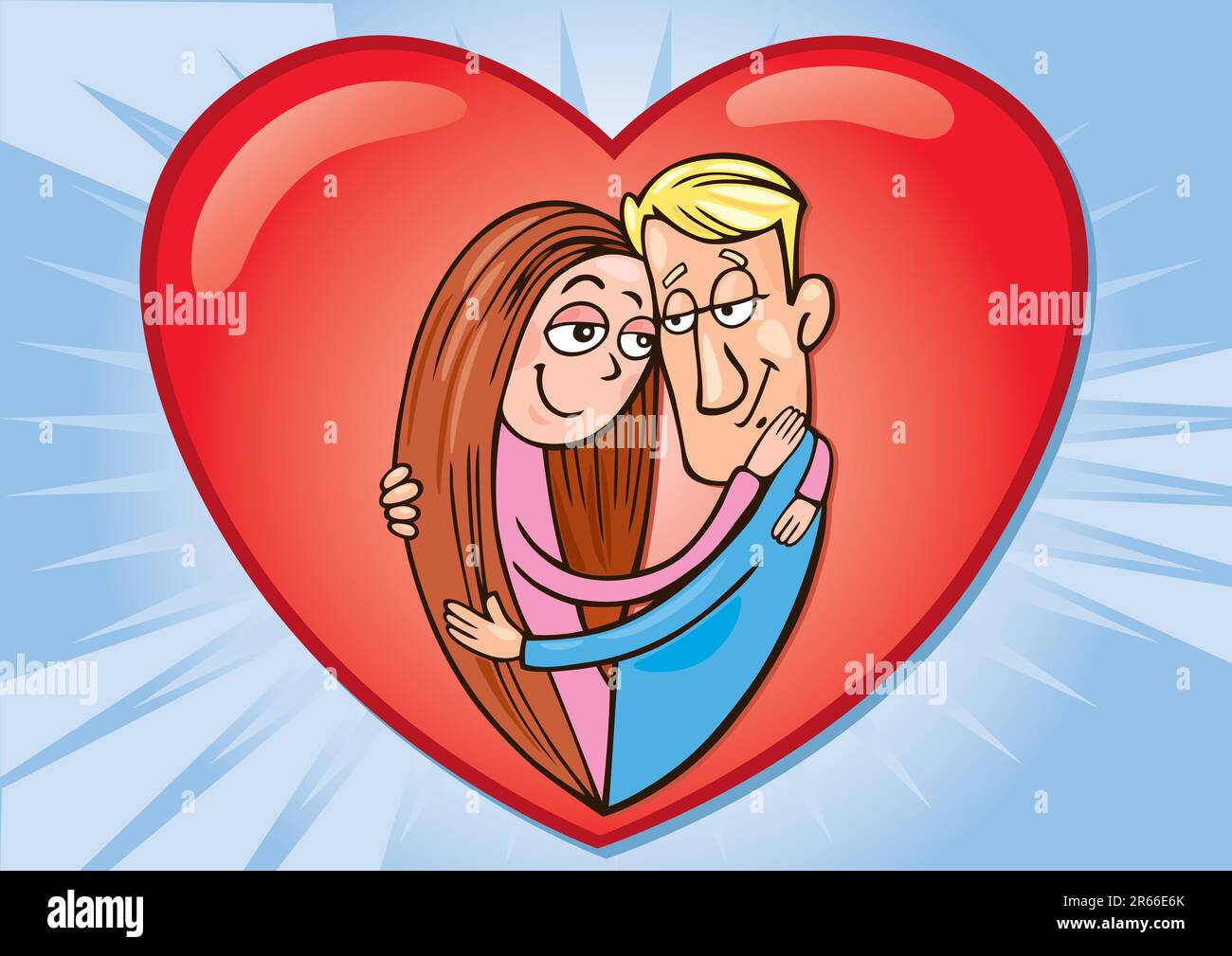 Illustration of lovers Stock Vector Images - Alamy