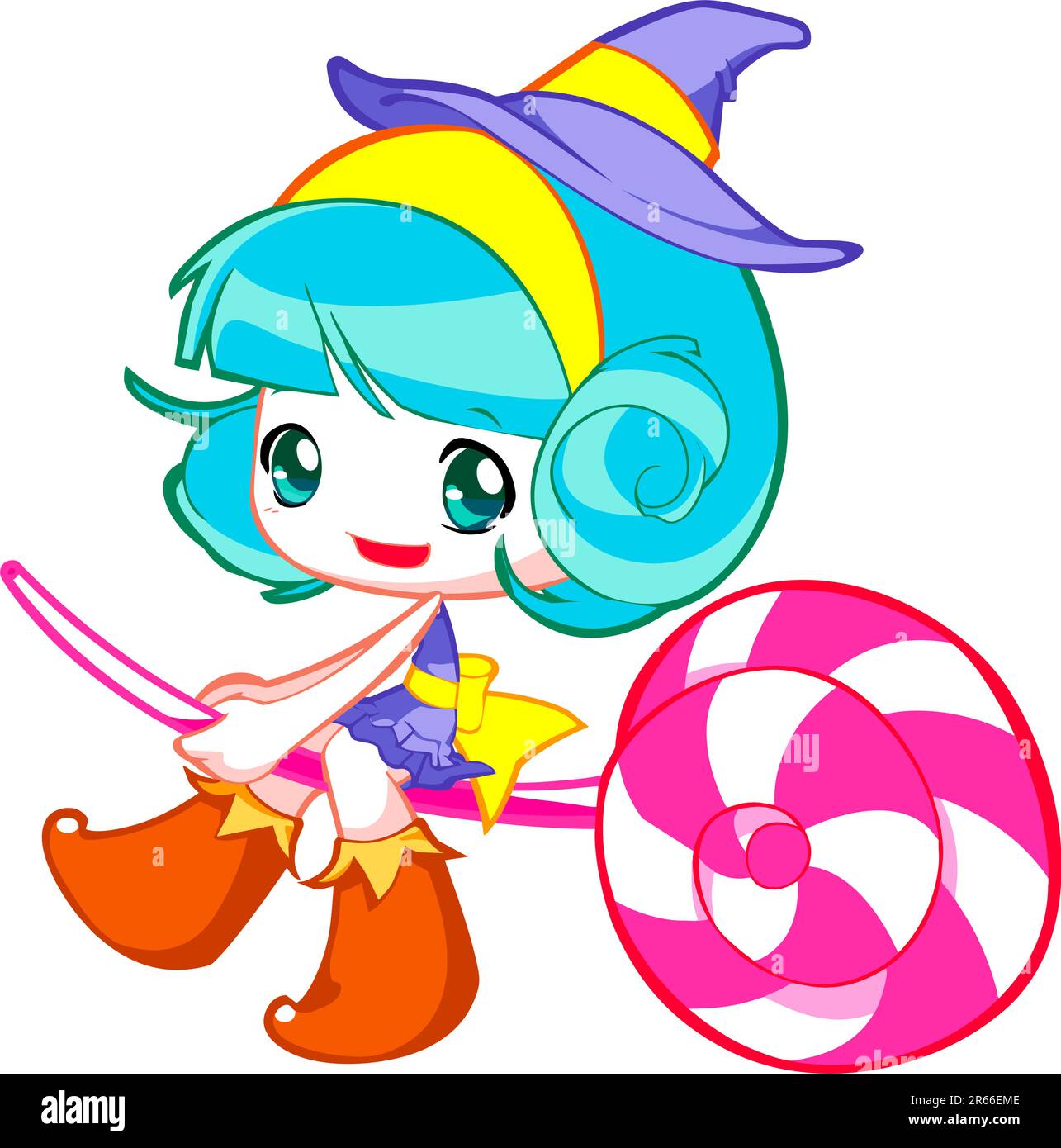 a vector illustration of a cute kid Stock Vector Image & Art - Alamy