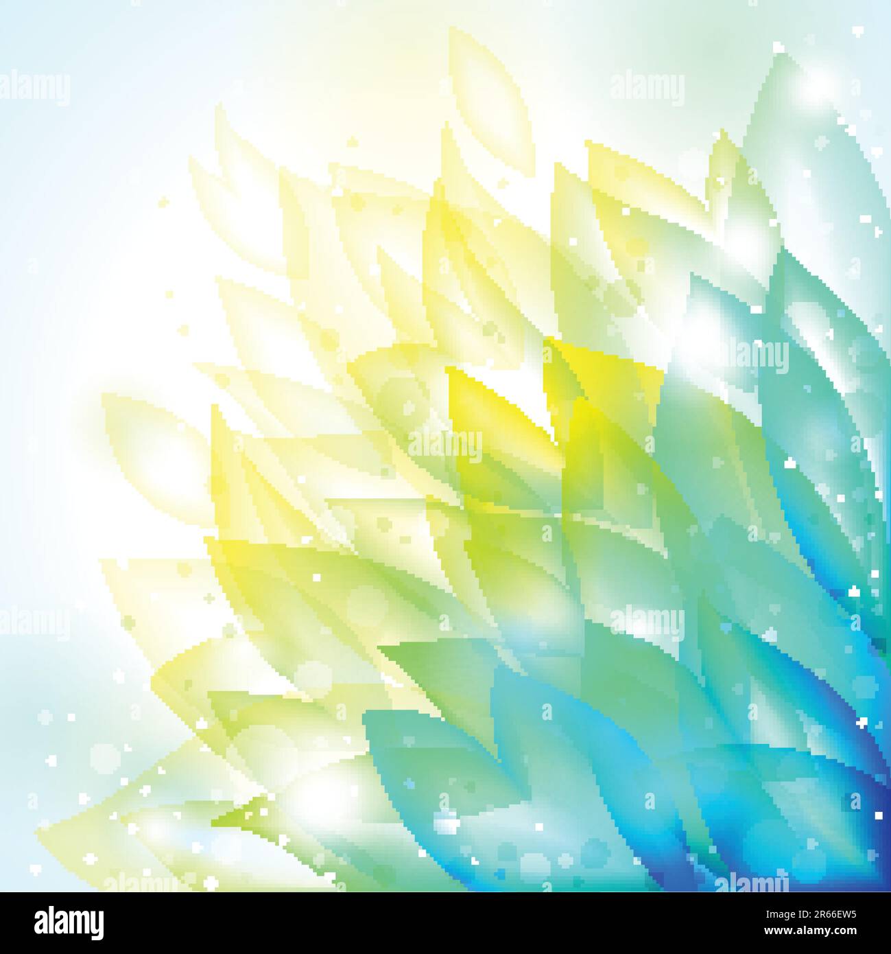 floral bright transparent tender background. vector illustration Stock ...