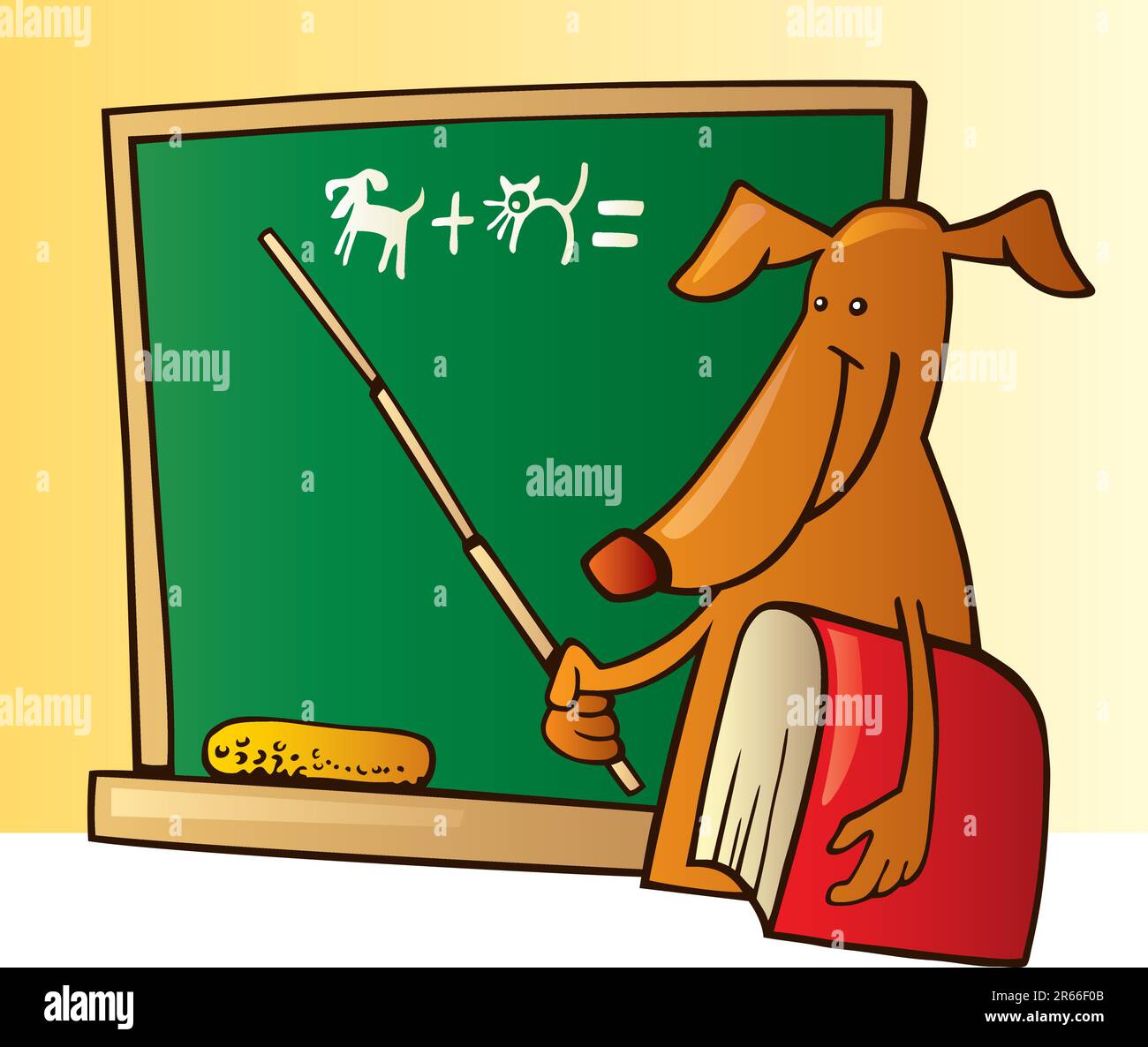 Animal and human teach Stock Vector Images - Alamy