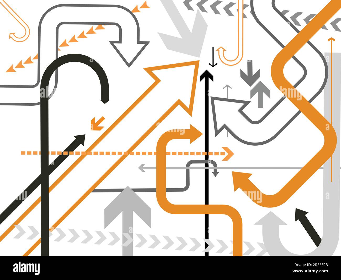 background with lots of arrows ? vector illustration Stock Vector Image ...