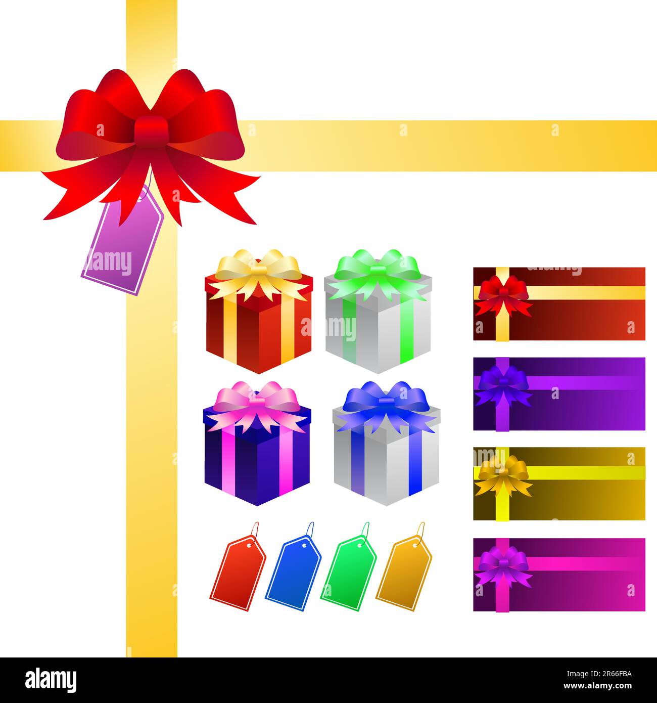 Large ribbons Stock Vector Images - Alamy