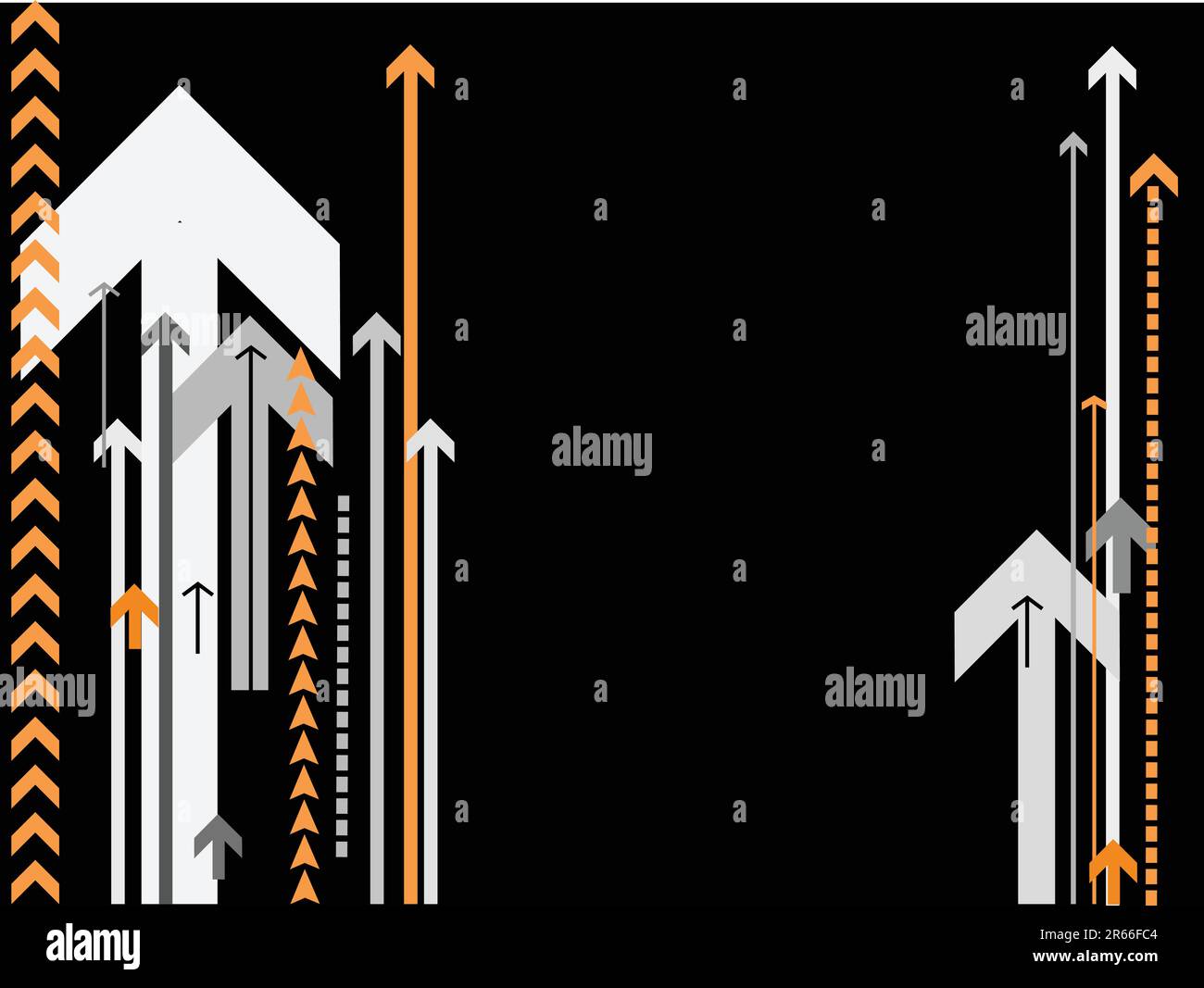 background with lots of arrows ? vector illustration Stock Vector Image ...