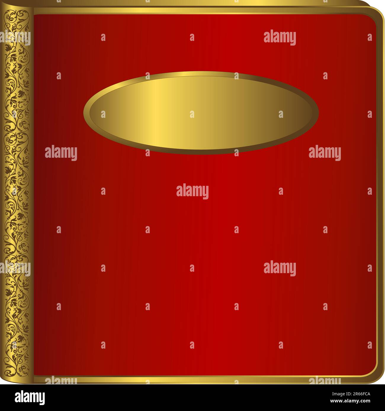 Big red vintage photo album cover (vector Stock Vector Image & Art - Alamy