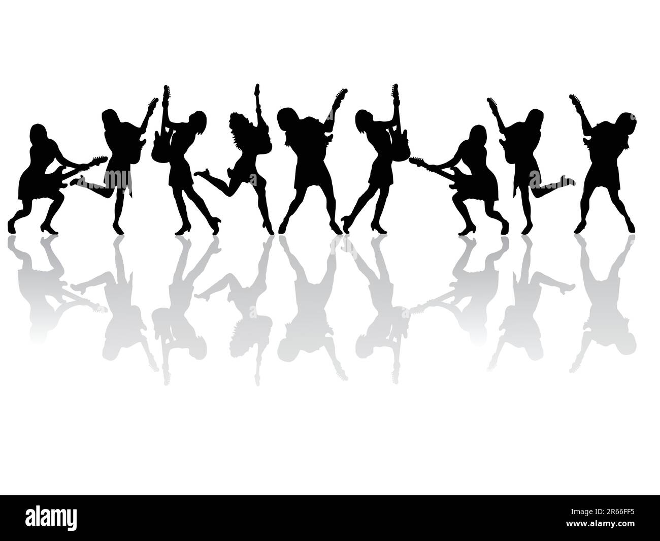 Female rap group Stock Vector Images - Alamy