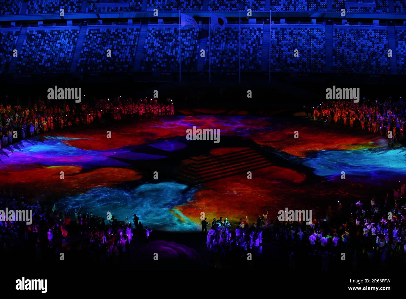 AUG 8, 2021 - Tokyo, Japan: the show during the Closing Ceremony of the ...