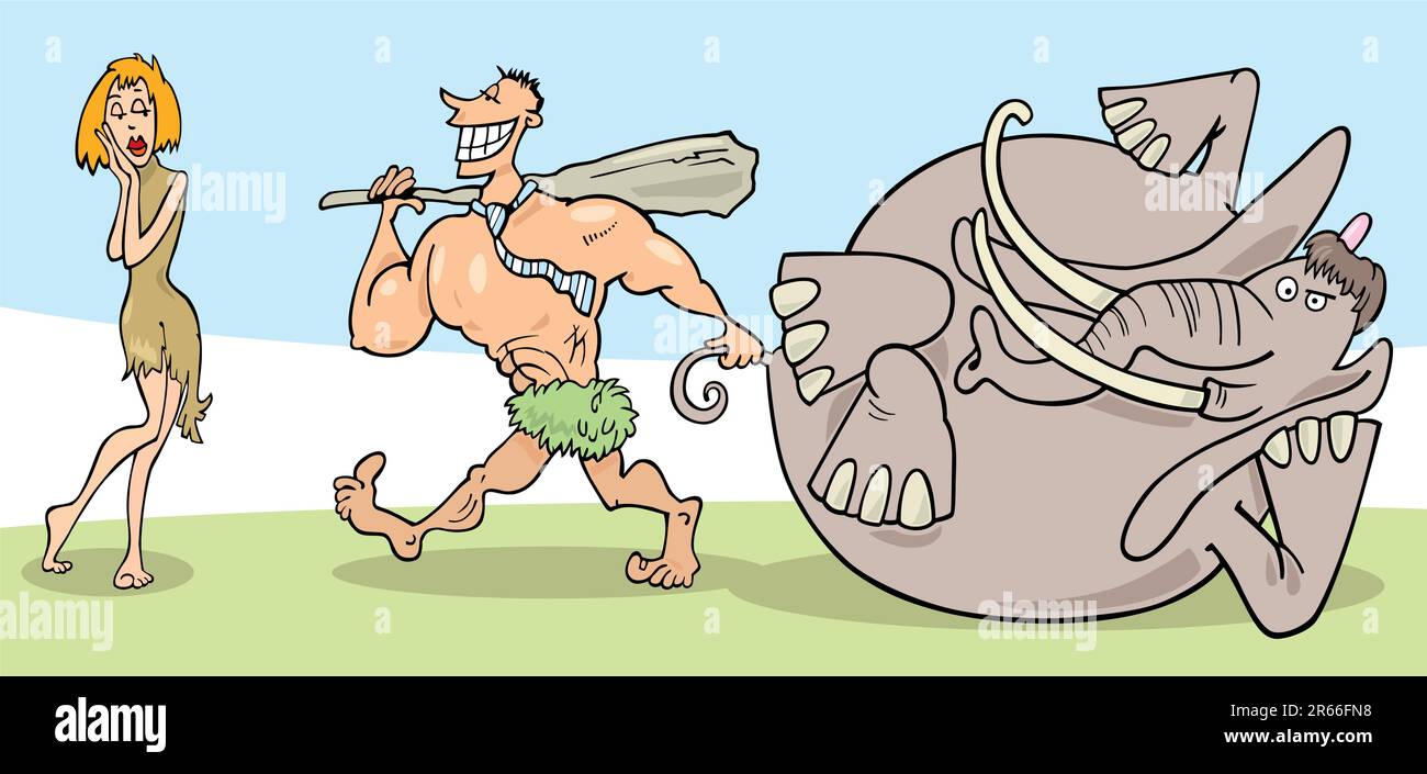 Prehistoric occupation Stock Vector Images - Alamy