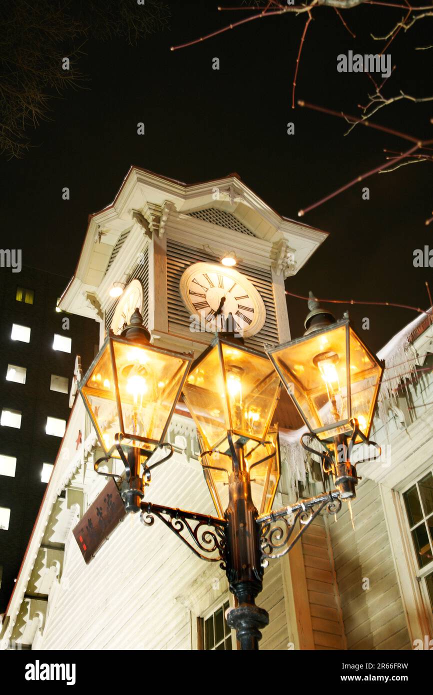 Sapporo clock tower Stock Photo - Alamy