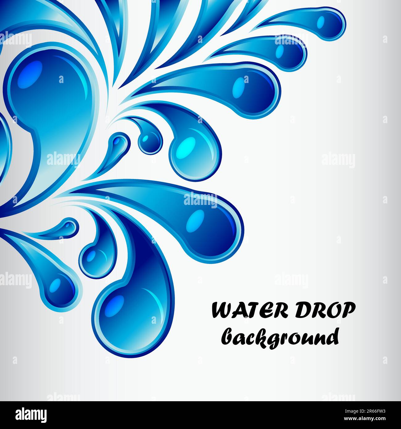 Vector water drop background Stock Vector Image & Art - Alamy